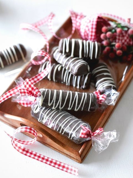 Rich Chocolate Truffle Logs – Destitute Gourmet